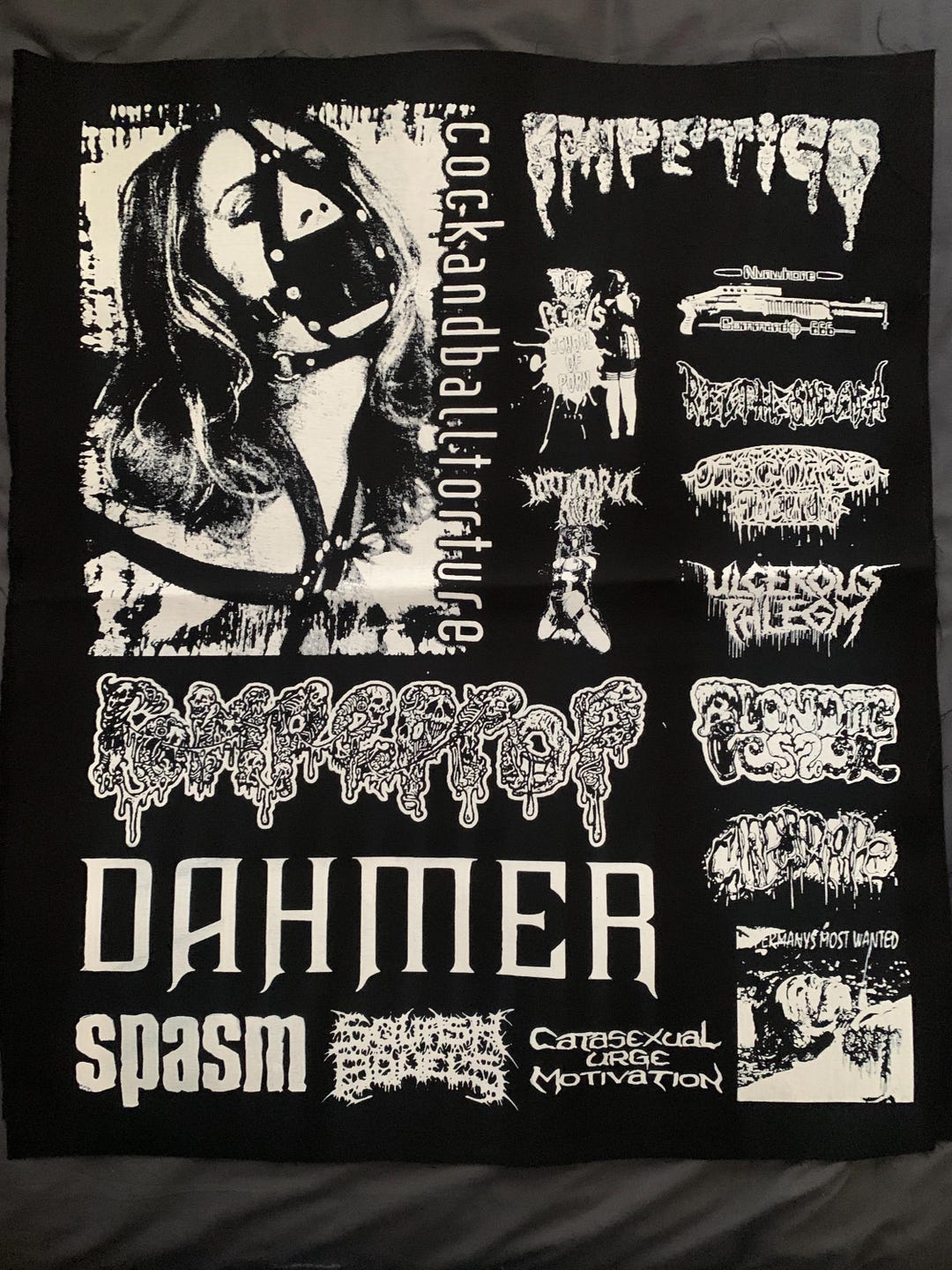 Goregrind Patches Sheet Grindcore - Etsy