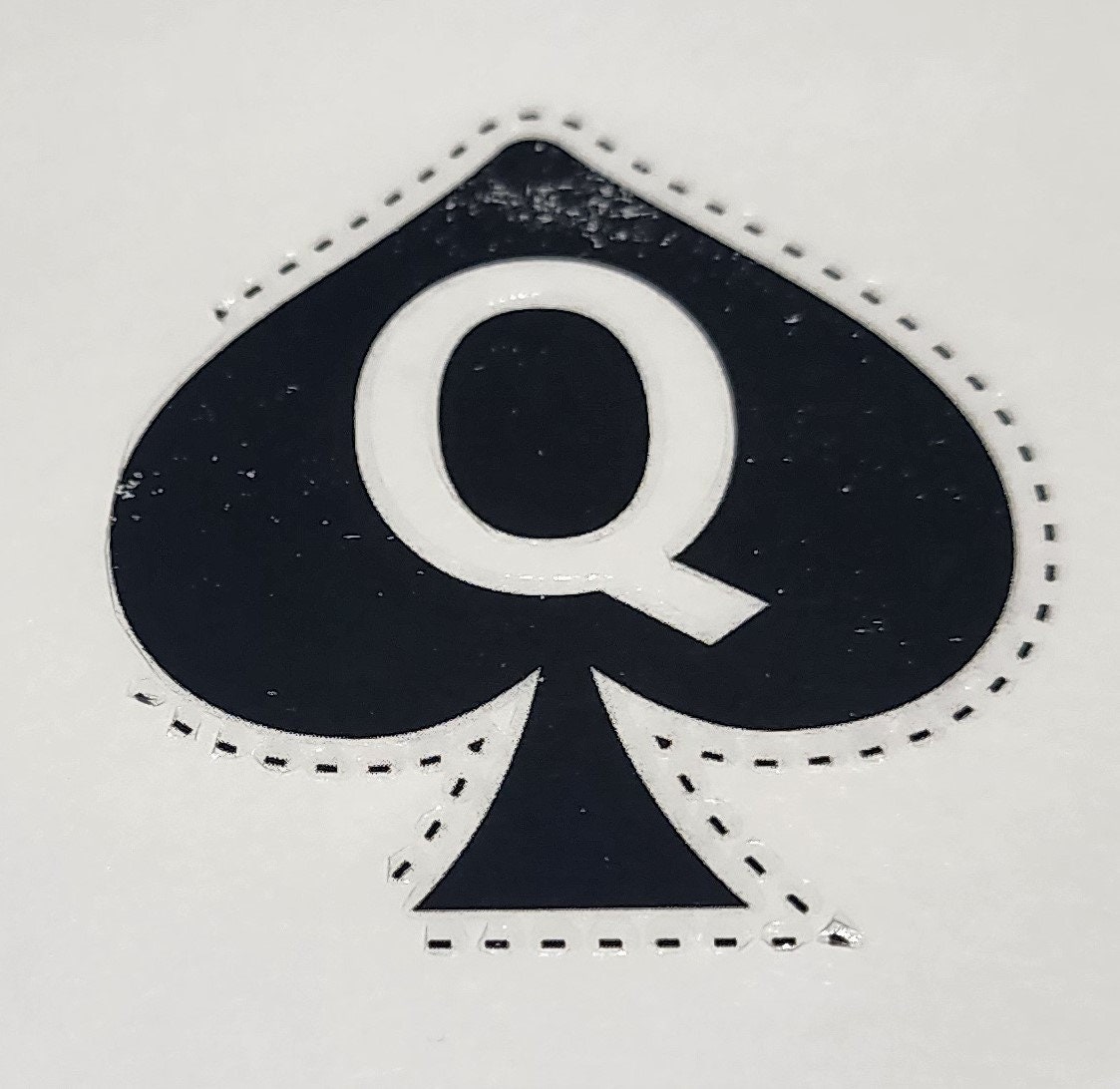 Queen Of Spades Temporary Tattoo 5 Pieces For The Swinger Lifestyle
