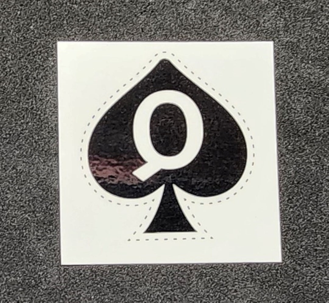 Queen of Spades Temporary Tattoo 5 Pieces for the Swinger Lifestyle ...