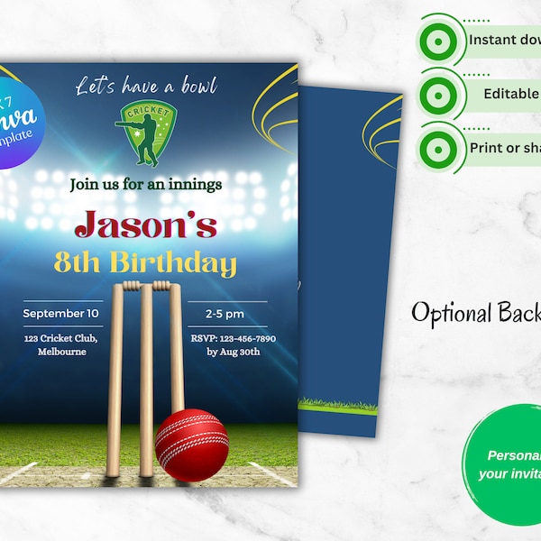 Cricket Birthday Invitation - Etsy