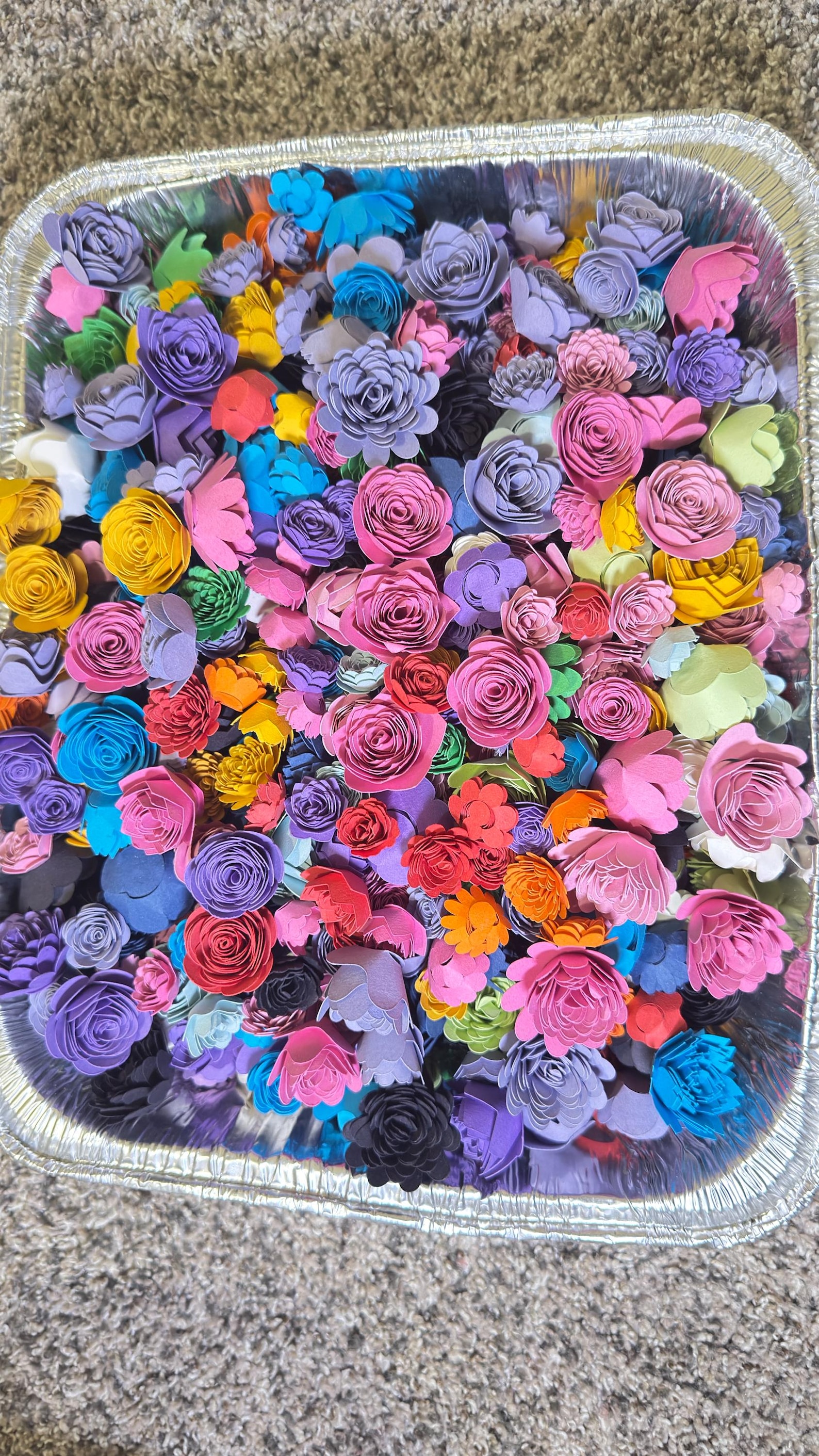 3D Rolled Paper Flowers - Etsy