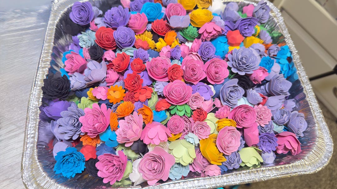 3D Rolled Paper Flowers - Etsy