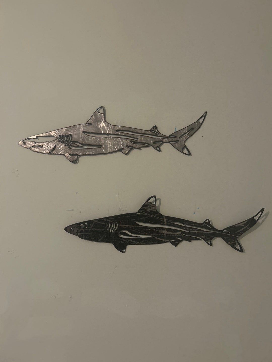 Shark Metal Art - Etsy
