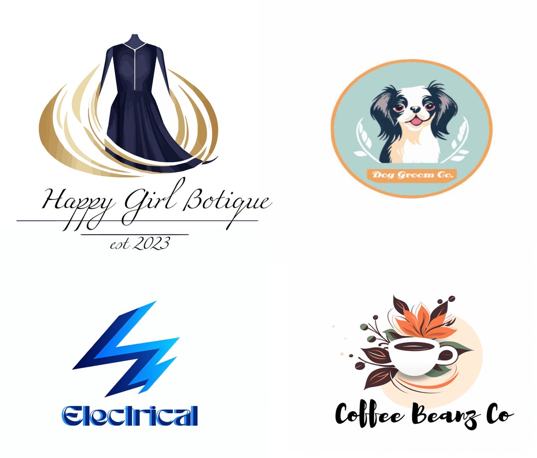 Trendy, Vintage, Aesthetic Logo Design for Small Business, New Business ...