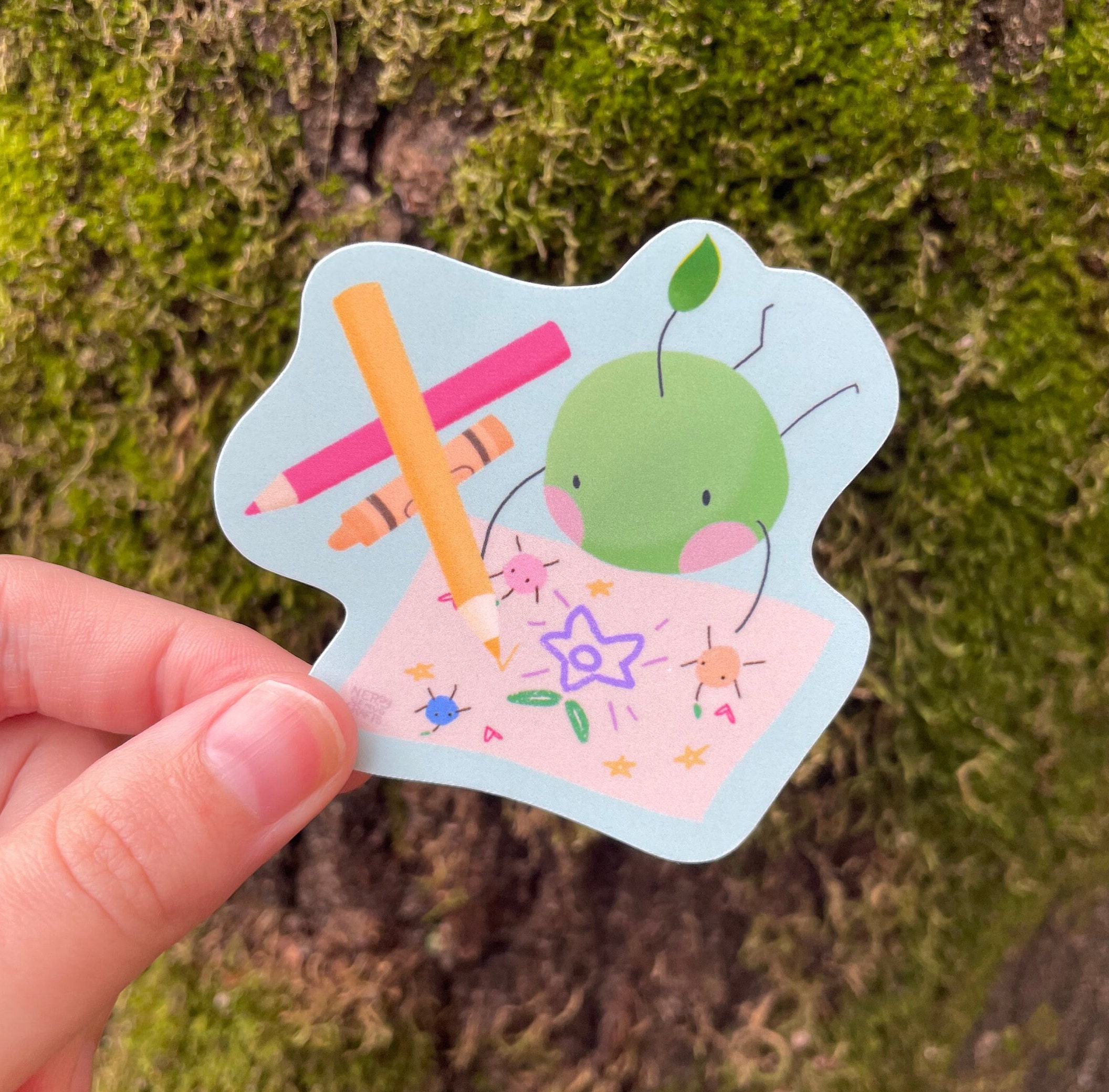 Stardew Valley Junimo Junimo Drawing Sticker - Etsy