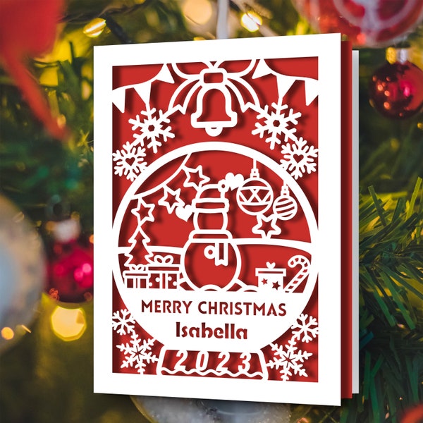Papercut Christmas - Etsy