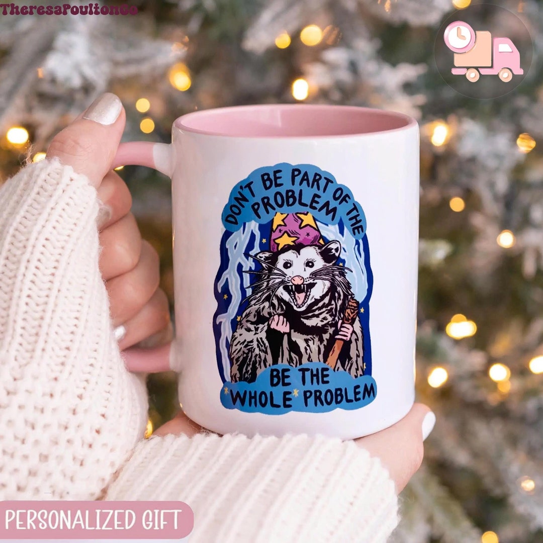 Possum Mug Funny Weirdcore Coffee Cup Opossum Weird Stuff Hilarious ...