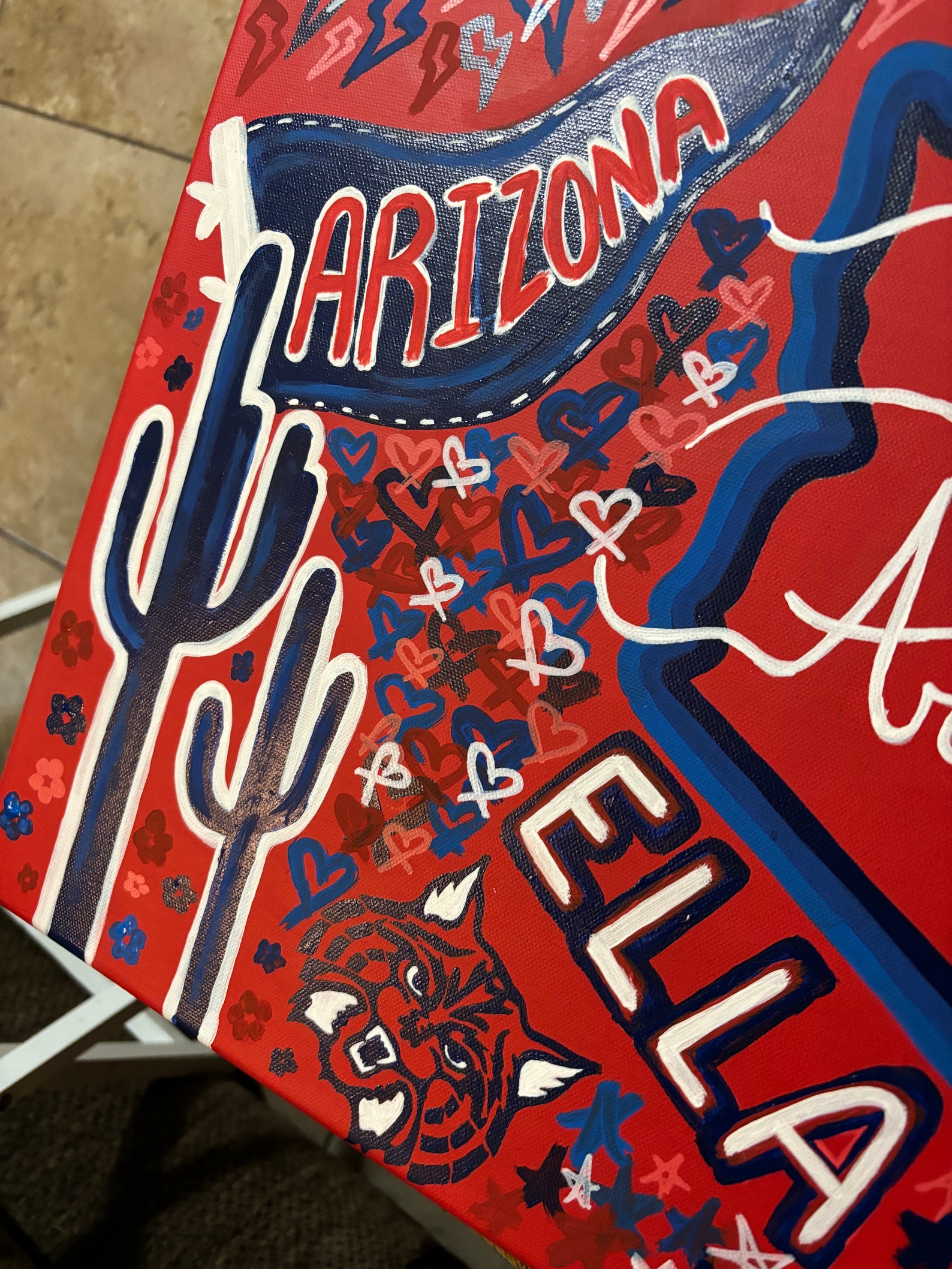 College Canvas Collage - Etsy