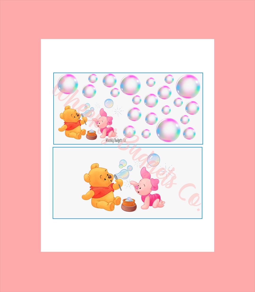 Pooh Bubbles Savings Challenge - Etsy