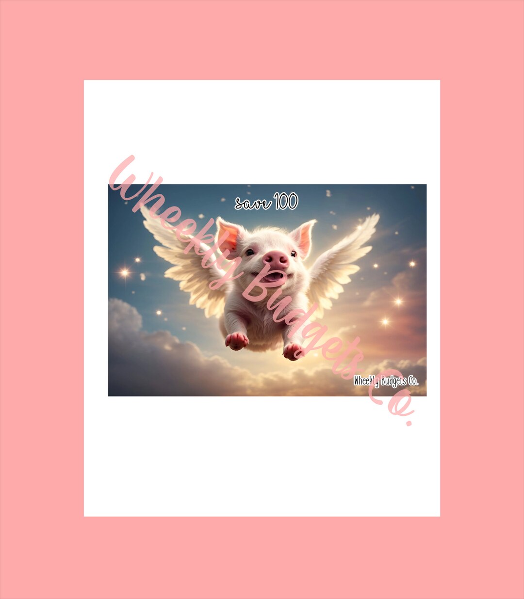 Flying Pig Scratch off Savings Challenge - Etsy