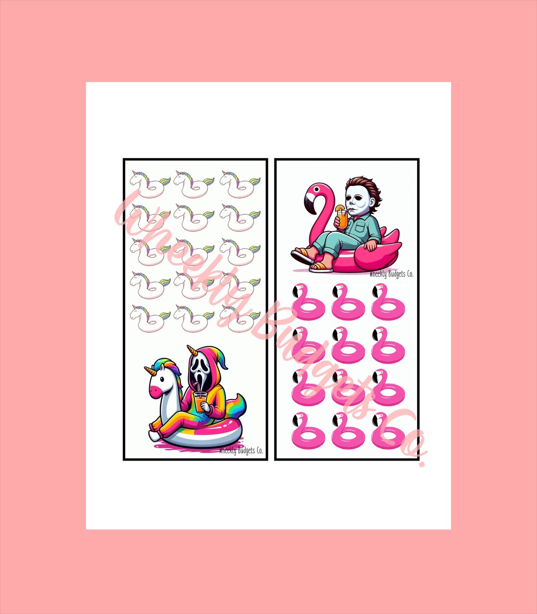 Horror Pool Savings Challenge - Etsy