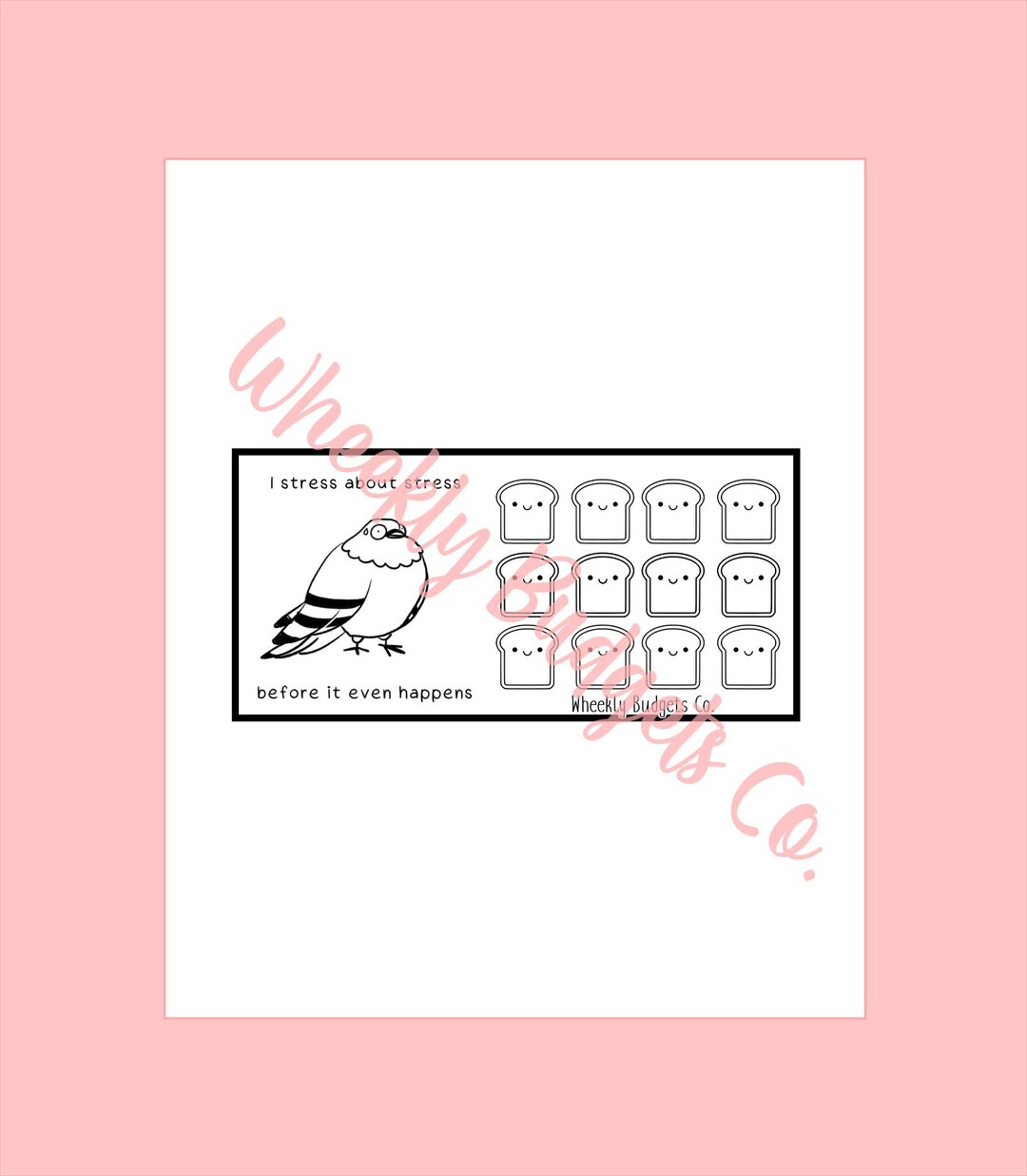 Pigeon Stress Savings Challenge - Etsy