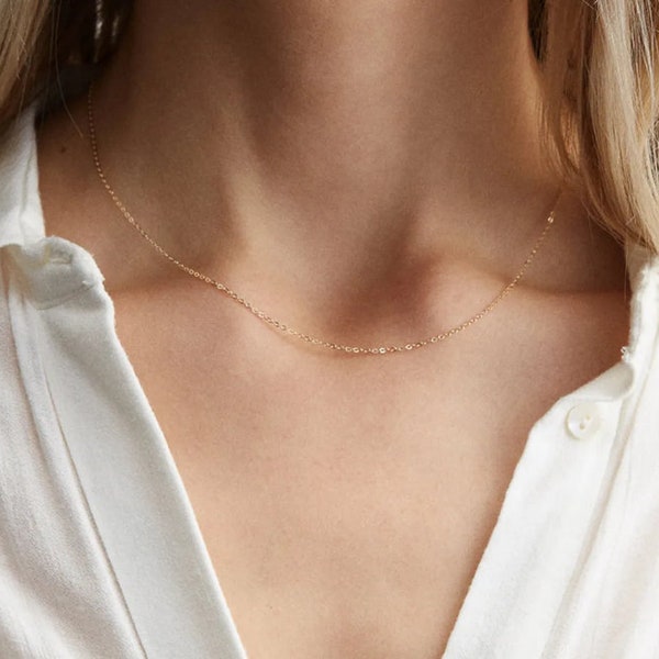 Shop Simple Gold Necklace - Etsy