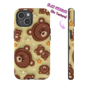 Yellow Teddy Bear iPhone Case (PRINT) - for iPhone 16, 15, 14, 13, 12 ...