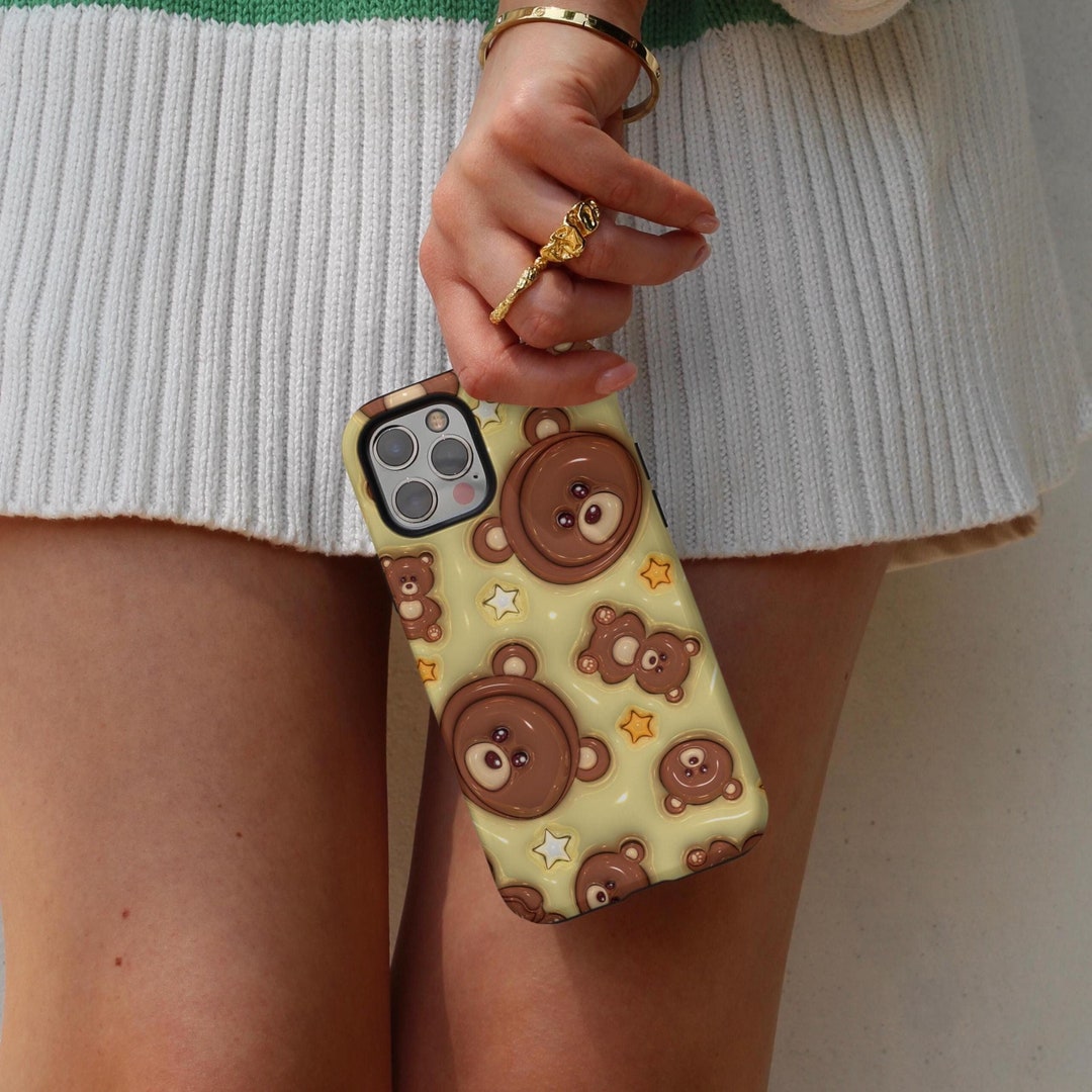 Yellow Teddy Bear iPhone Case (PRINT) - for iPhone 16, 15, 14, 13, 12 ...