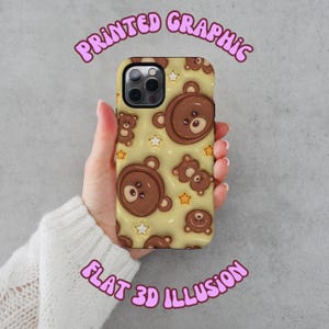 Yellow Teddy Bear iPhone Case (PRINT) - for iPhone 16, 15, 14, 13, 12 ...