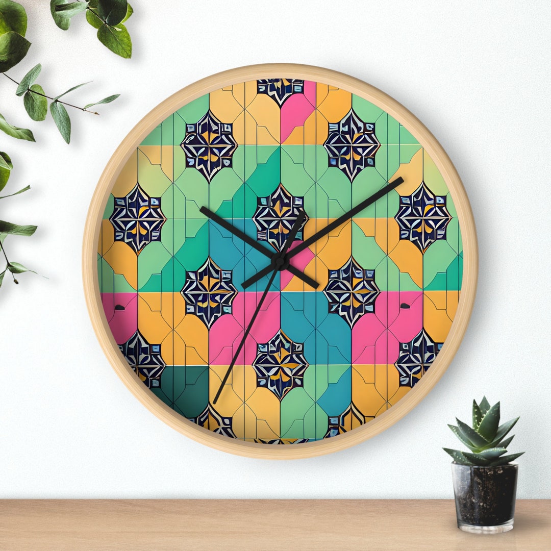 Afrocentric Wall Clock Afro Decor Kwanzaa Juneteenth - Etsy