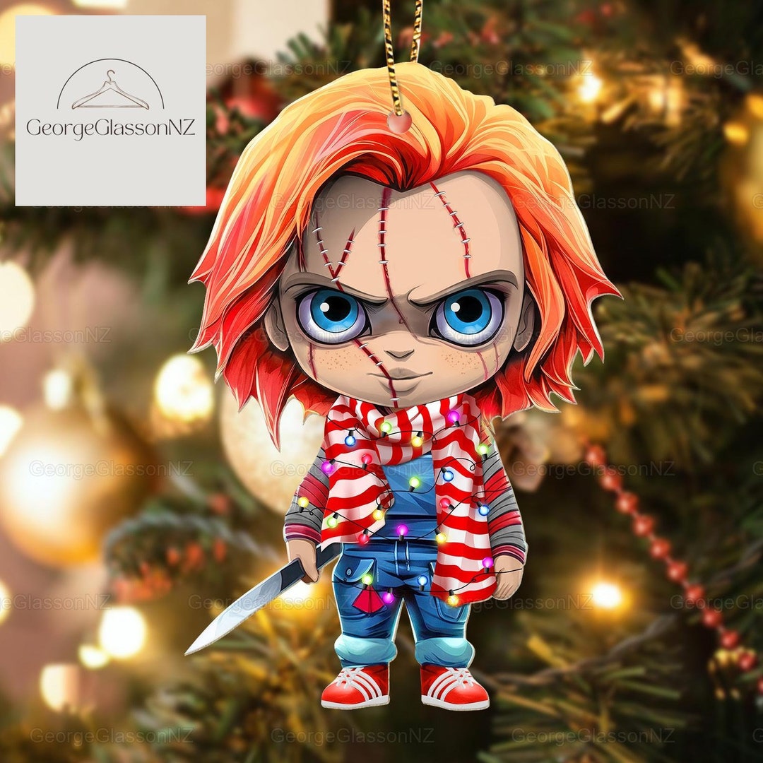 Christmas Chucky Ornament Chucky Christmas Ornament Horror - Etsy Canada