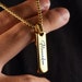 Personalized Name Necklace for Men, Men's Stainless Steel Necklace ...