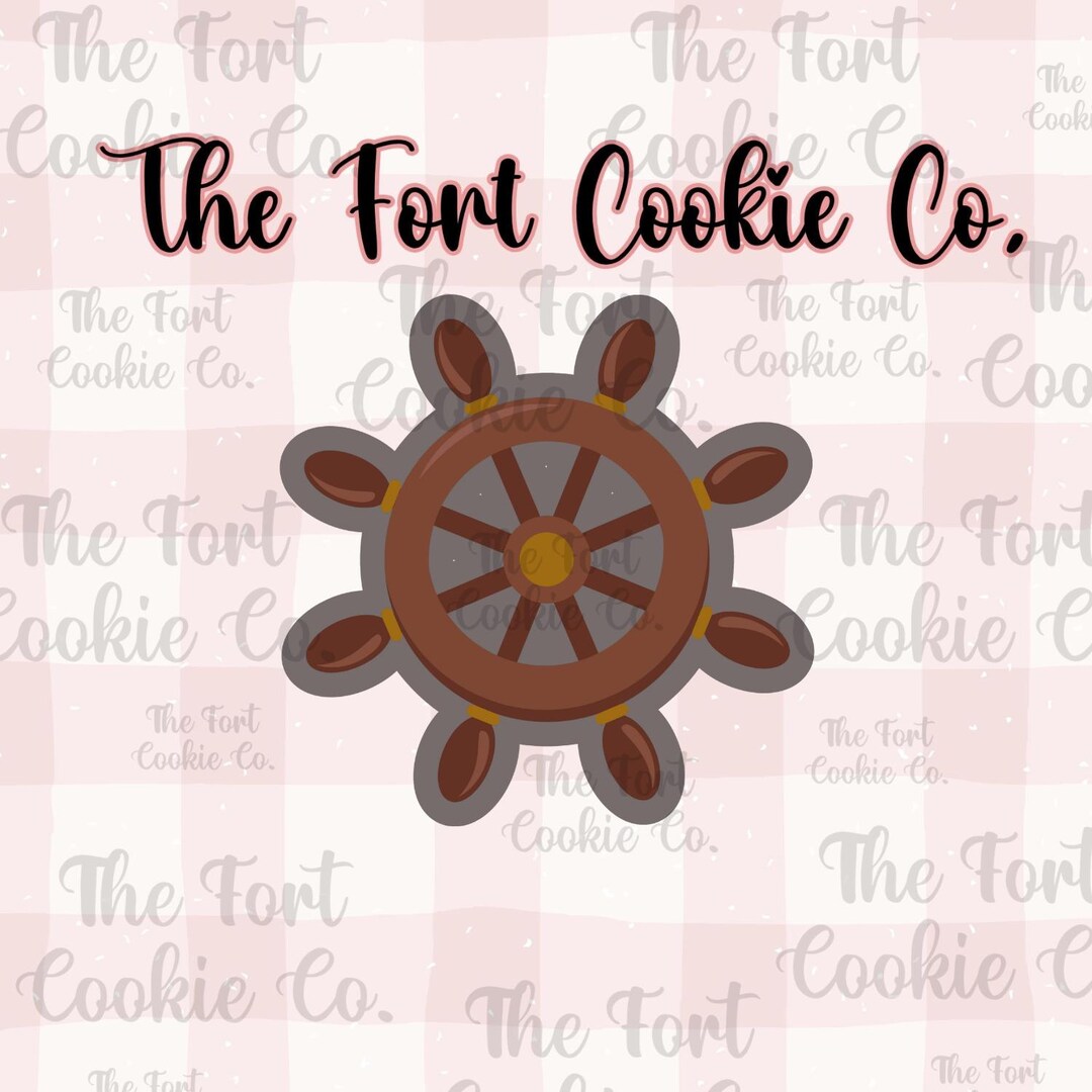 Pirate Ship Wheel Cookie Cutter: Ocean Theme Birthday - Etsy