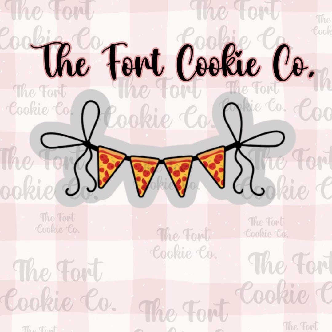 STL FILE: Pizza Party, Pizza Banner STL File, Italian Party, Pizza ...