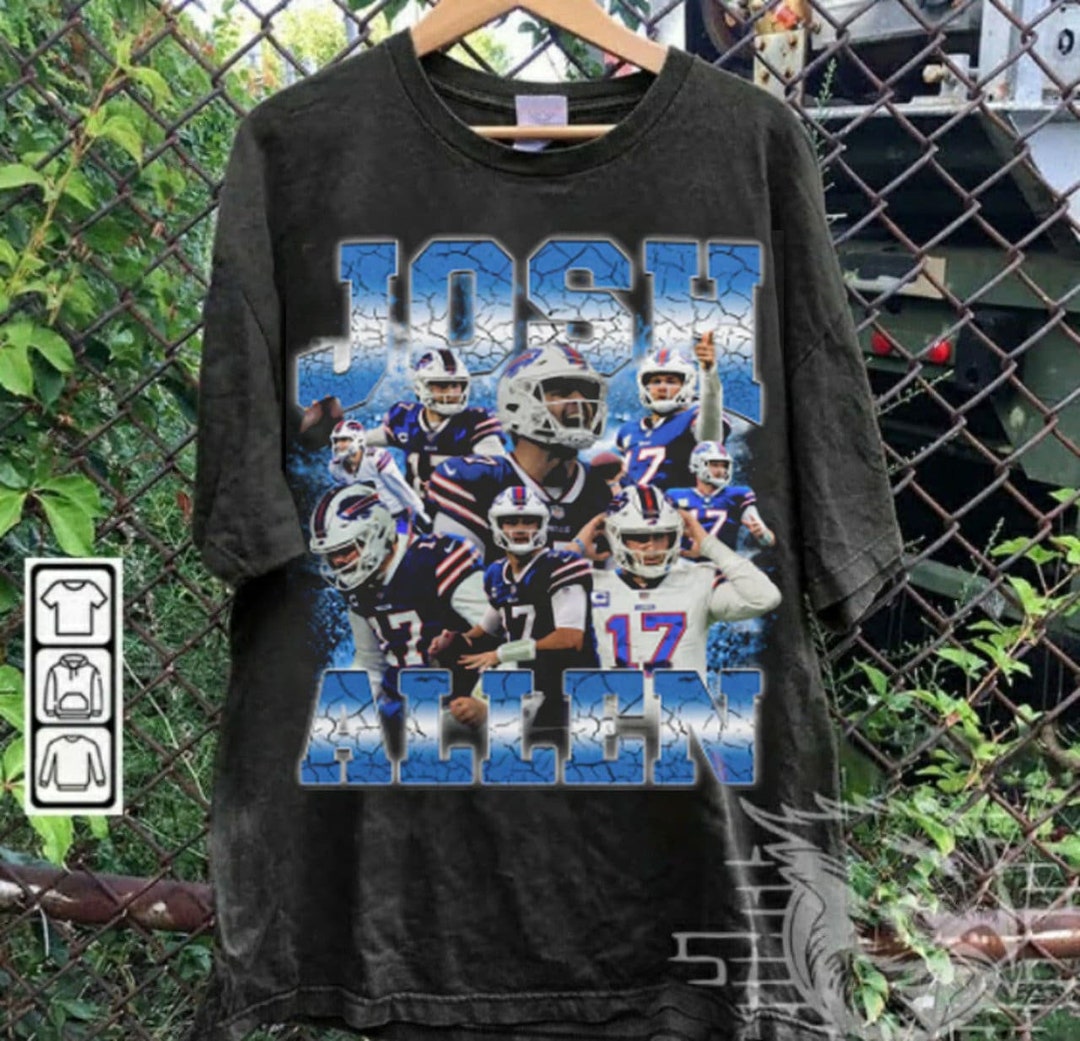 Josh Allen Shirt Unisex 90s Vintage X Bootleg Style Rap Tee - Etsy
