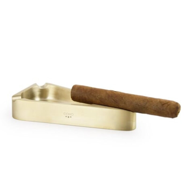 Coho Box Brazen Brass Cigar Holder , Cigar Case , Match Holder & Cigar ...