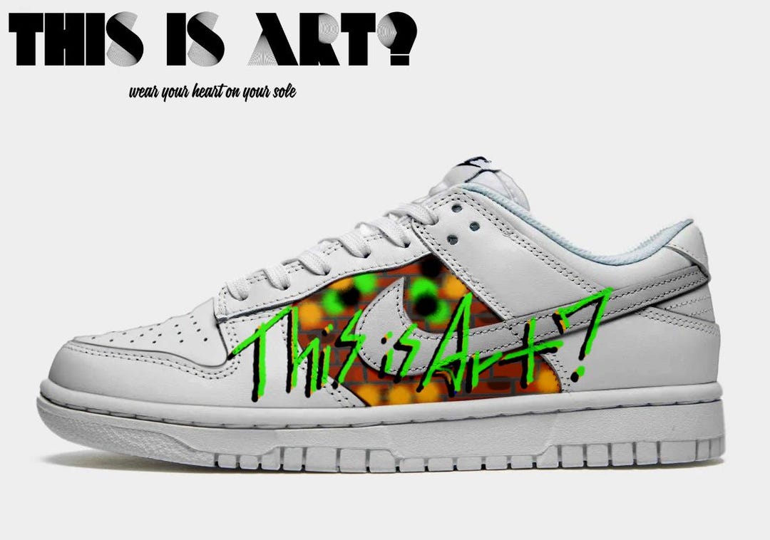 Graffiti Theme Nike Dunk - Etsy