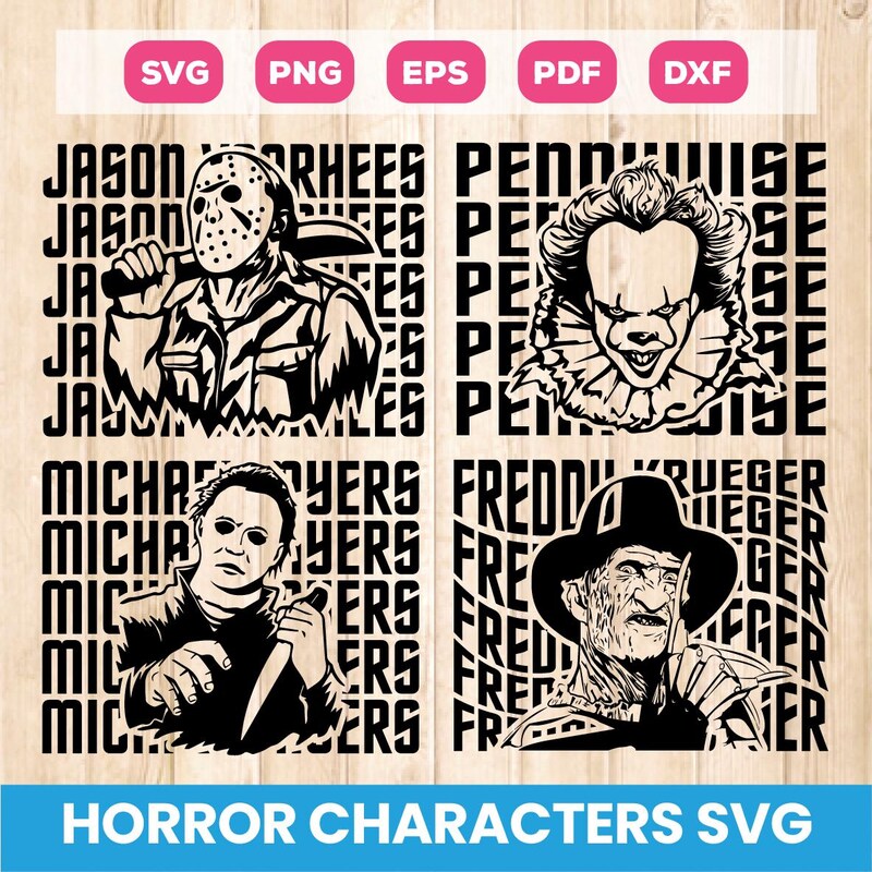 Horror Movie Svg - Etsy