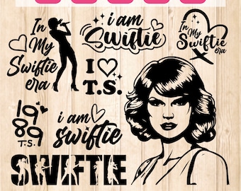 Swiftie Svg, Taylor Swiftie Svg Bundle, 1989 Svg, Swiftie Est 1989 Svg ...