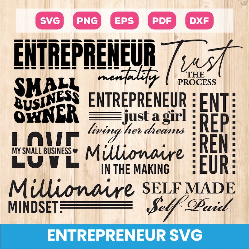 Entrepreneur Svg - Etsy