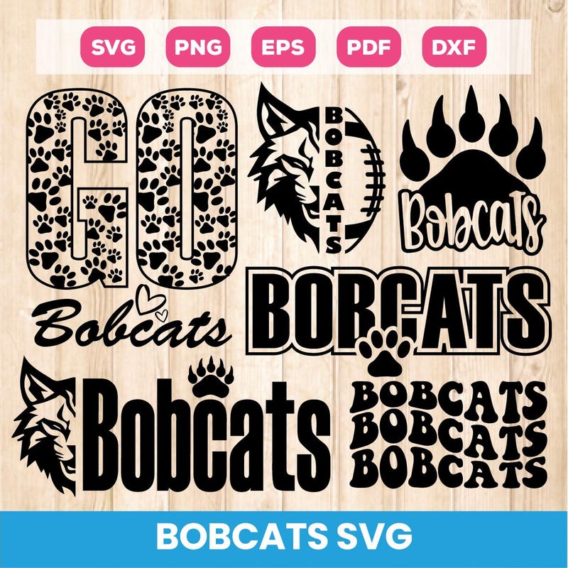 Bobcat Svg - Etsy