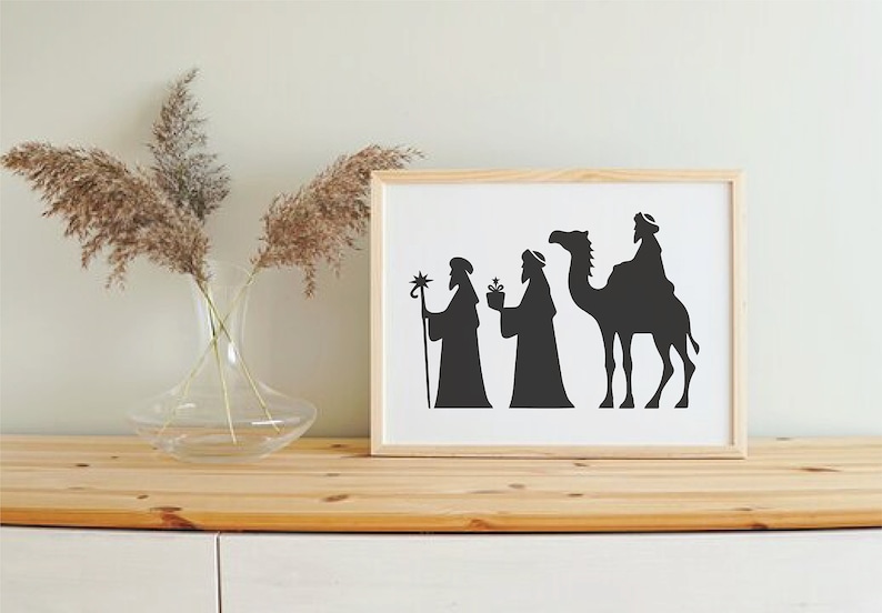 3 Wise Men Svg, Three Wise Men Svg Bundle, Nativity Svg, Three Kings ...