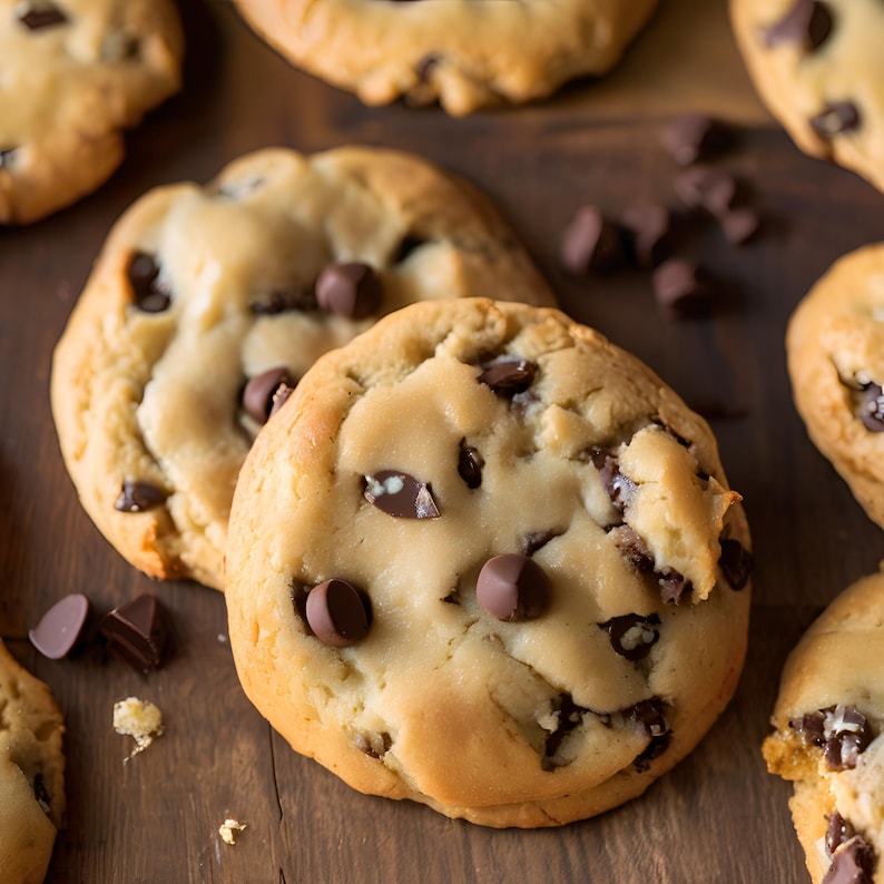 Choc Chip Chunky New York Style Cookie Printable Recipe Digital PDF ...