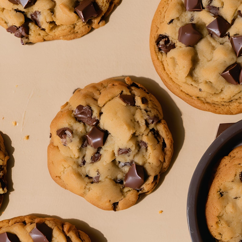 Choc Chip Chunky New York Style Cookie Printable Recipe Digital PDF ...