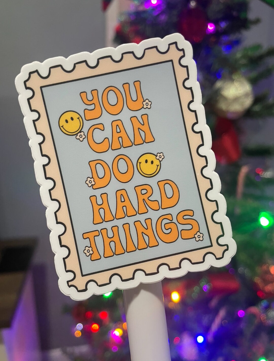 You Can Do Hard Things Sticker | 3inch Sticker - Etsy