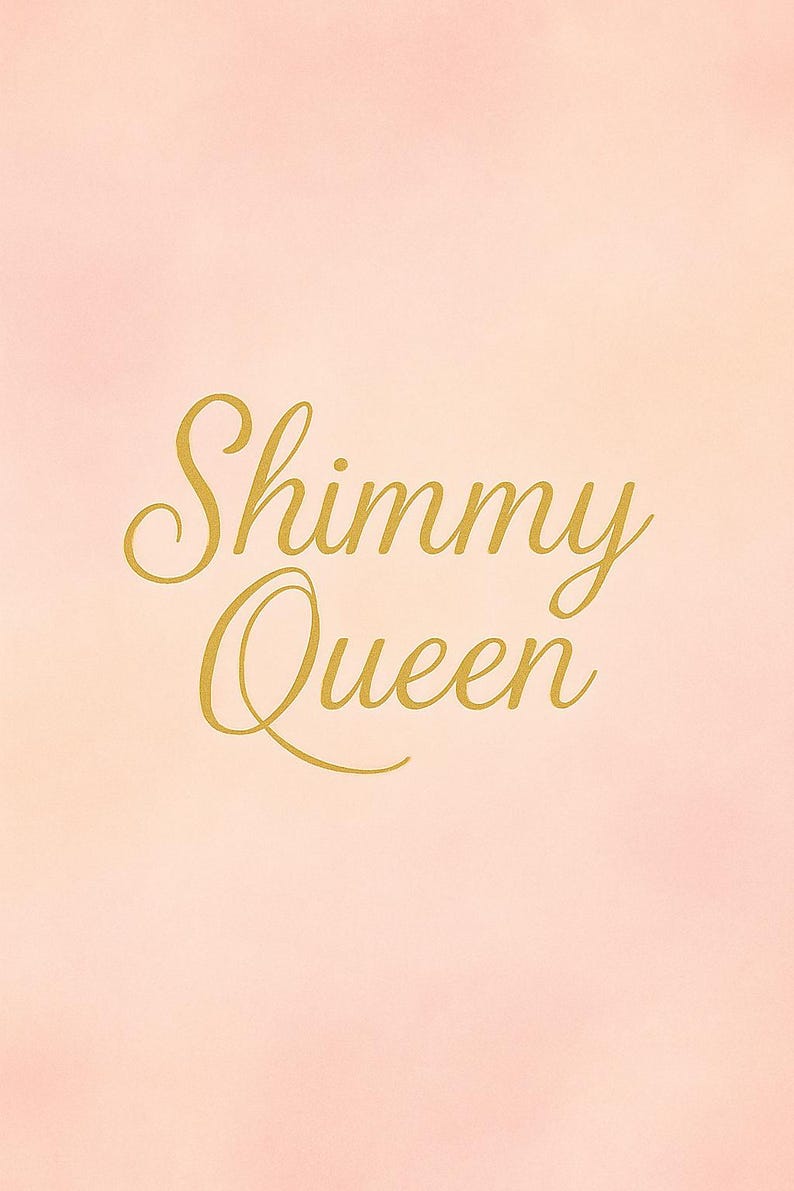 Shimmy Queen – Digital Wall Art for Belly Dancers | Instant Download ...