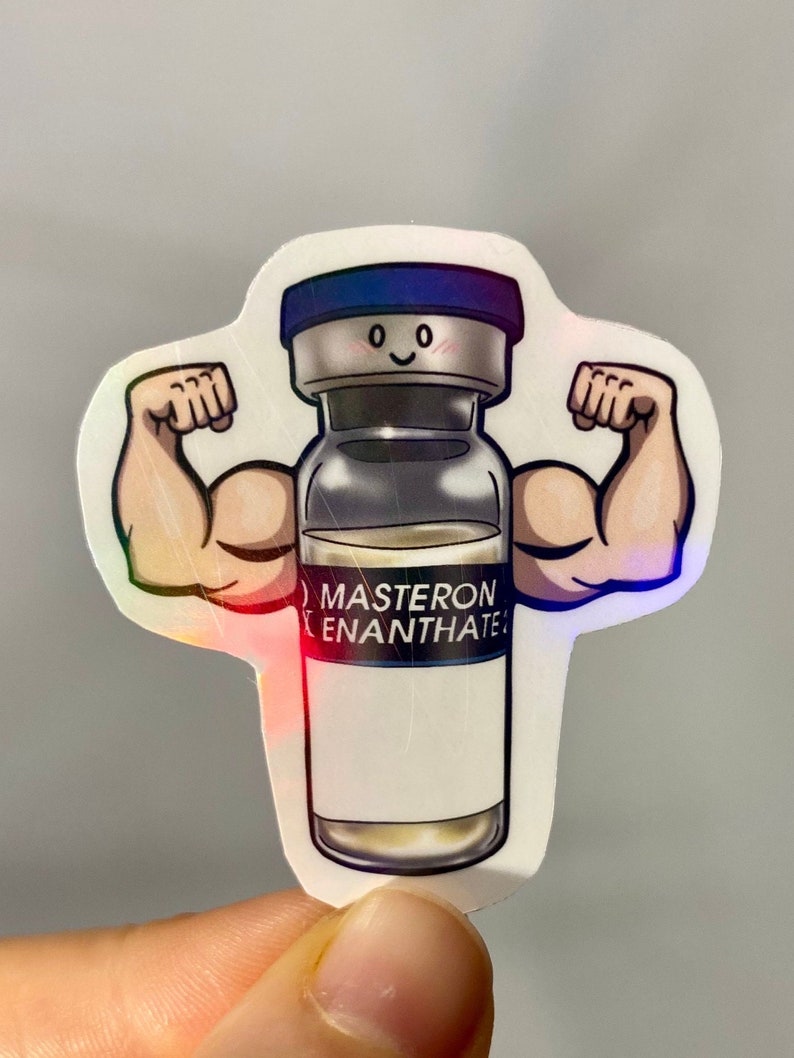 Masteron | Gym Bro | Lifting Sticker | Gym Sticker | Flexing Vinyl ...