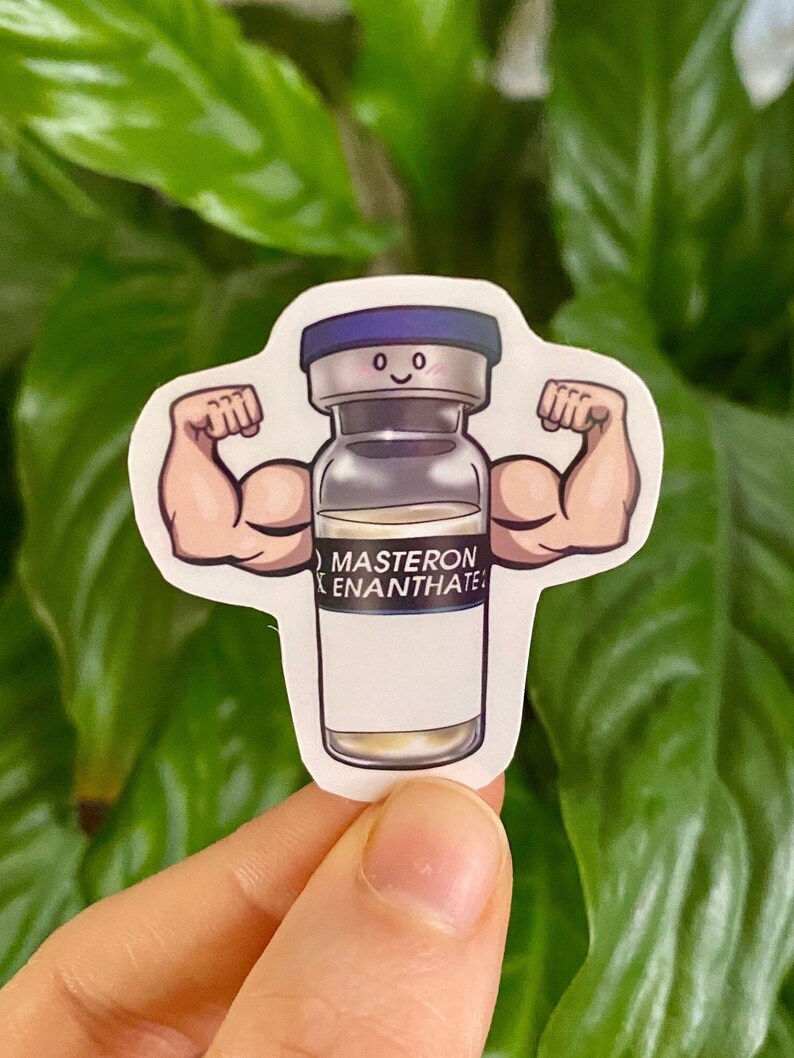 Masteron | Gym Bro | Lifting Sticker | Gym Sticker | Flexing Vinyl ...