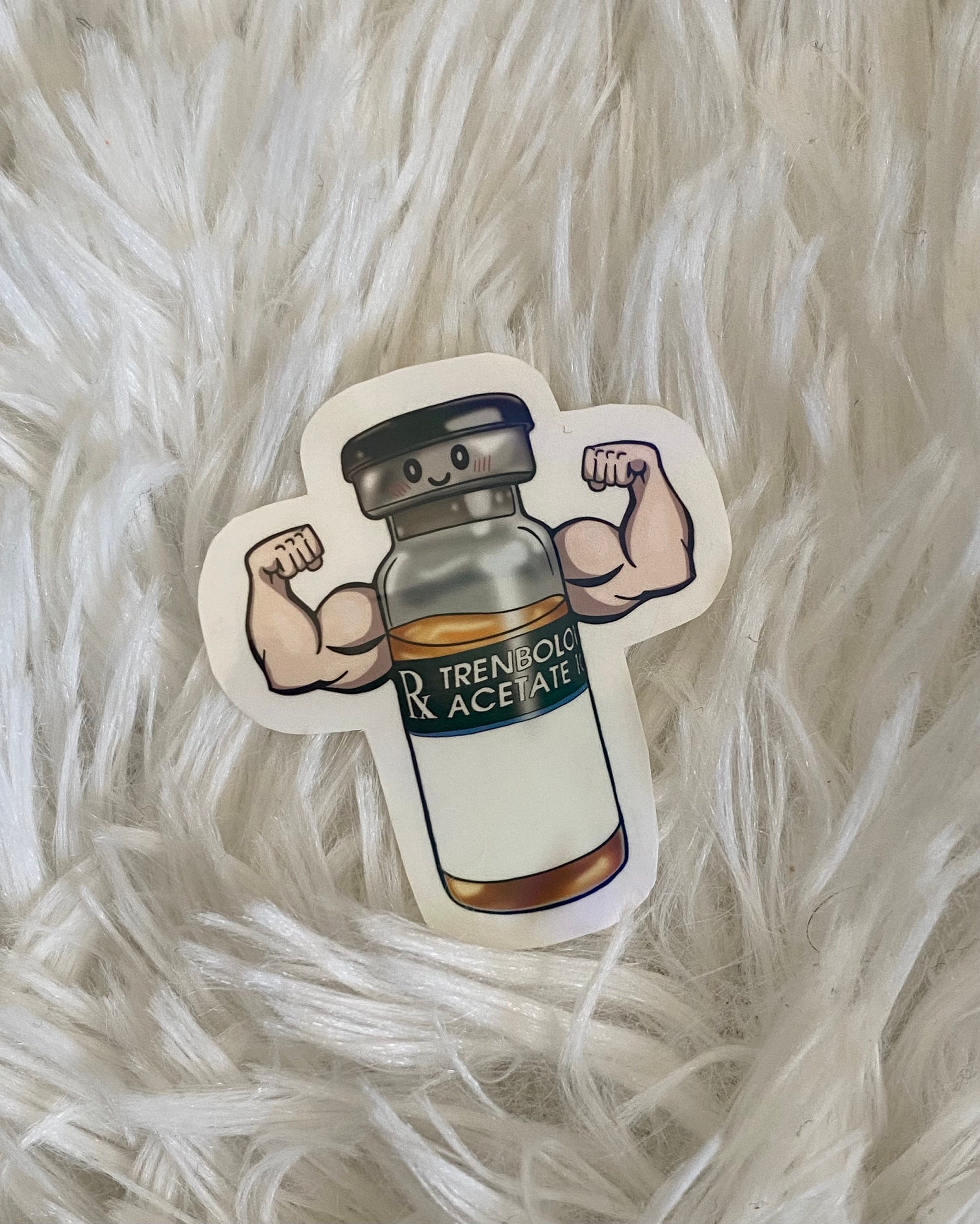 Tren | Gym Bro | Lifting Sticker | Gym Sticker | Flexing Tren Vinyl ...