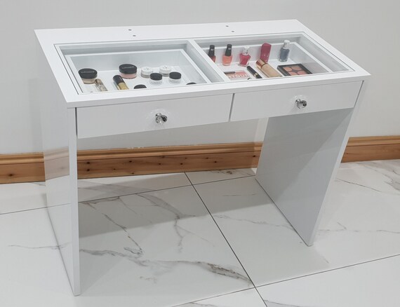 Next glass dressing table store
