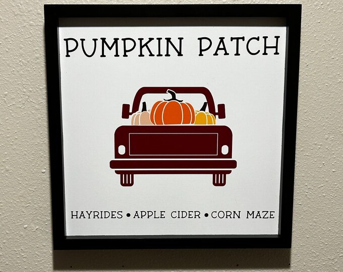 Pumpkin Patch Fall Sign - Etsy