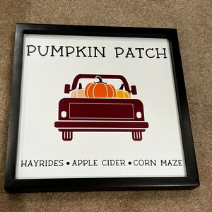 Pumpkin Patch Fall Sign - Etsy