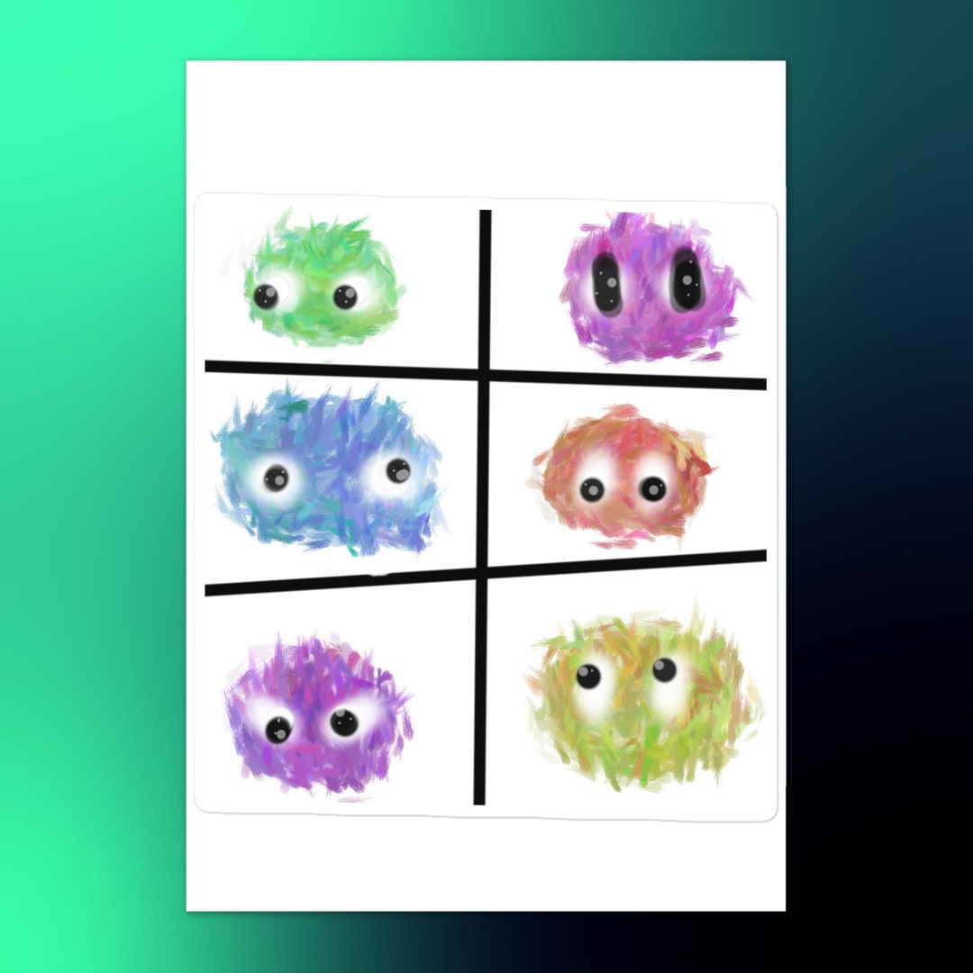 Sticker Sheet I Would Love to Introduce My Personal Drawings the Floofs ...