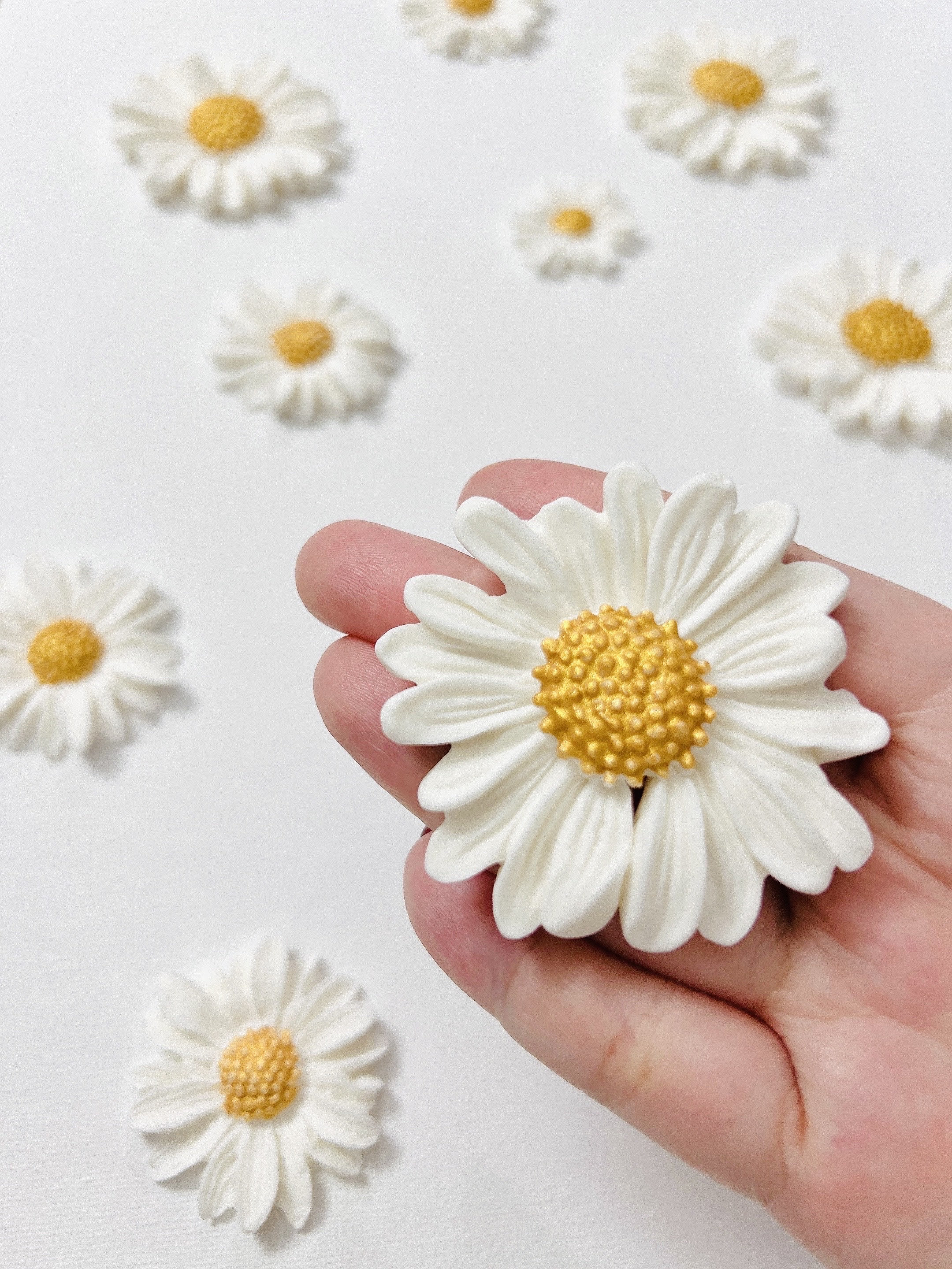 Sunflower Cupcake Toppers Fondant Cake Decoration | Fall Flower Cake ...