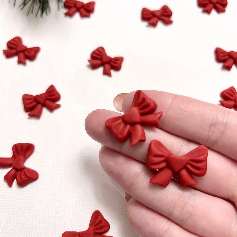 Bow Cupcake Toppers - Etsy