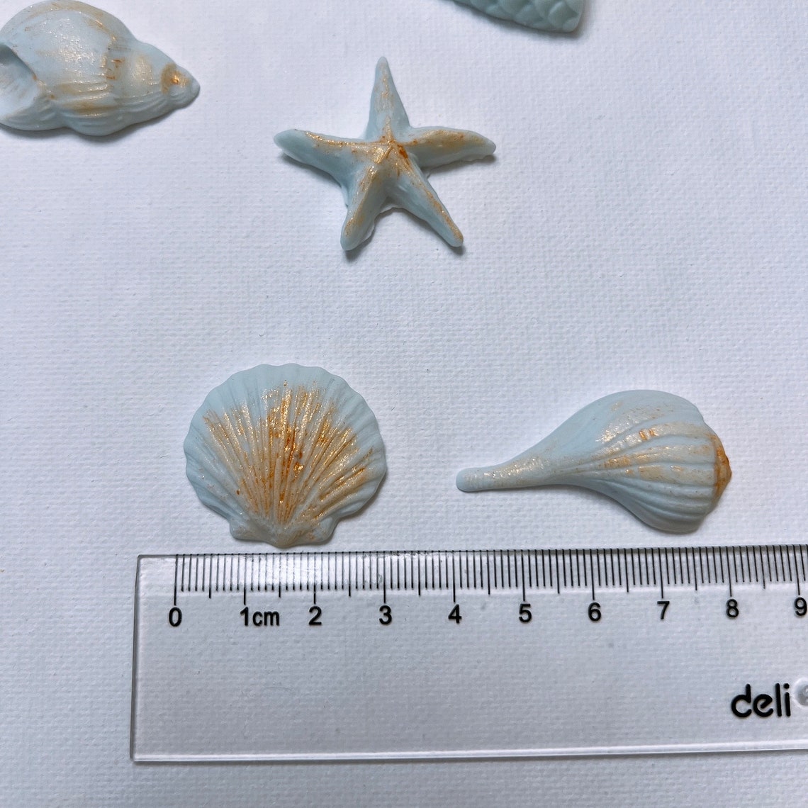 Mermaid Tail Cupcake Toppers Sea Shells Cake Decoration Sea Cupcake ...