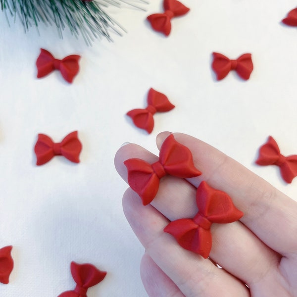 Bow Cupcake Toppers - Etsy