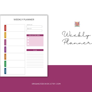 Printable Student Planner Bundle | Homework Tracker | Monthly Planner ...