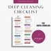 Deep Cleaning Checklist | Digital Download | PDF - Etsy